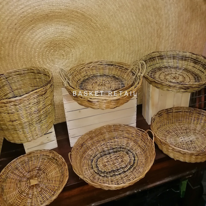 Nito Basket | Rattan Plates | Fruit Tray | Fruit Basket Give-away ...