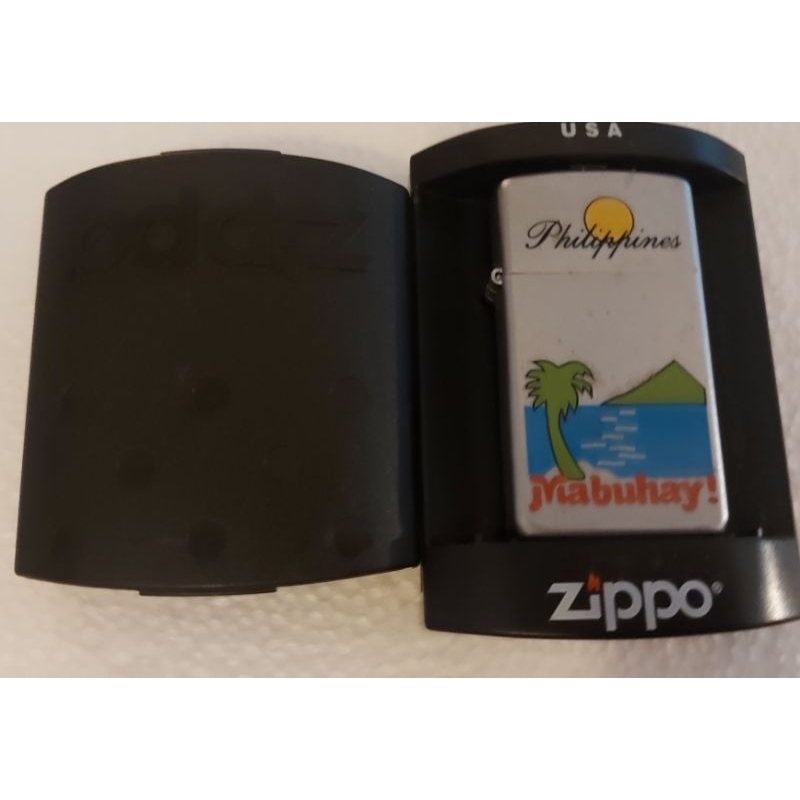 Vintage original Zippo lighter Philippines Mabuhay with box brand new ...