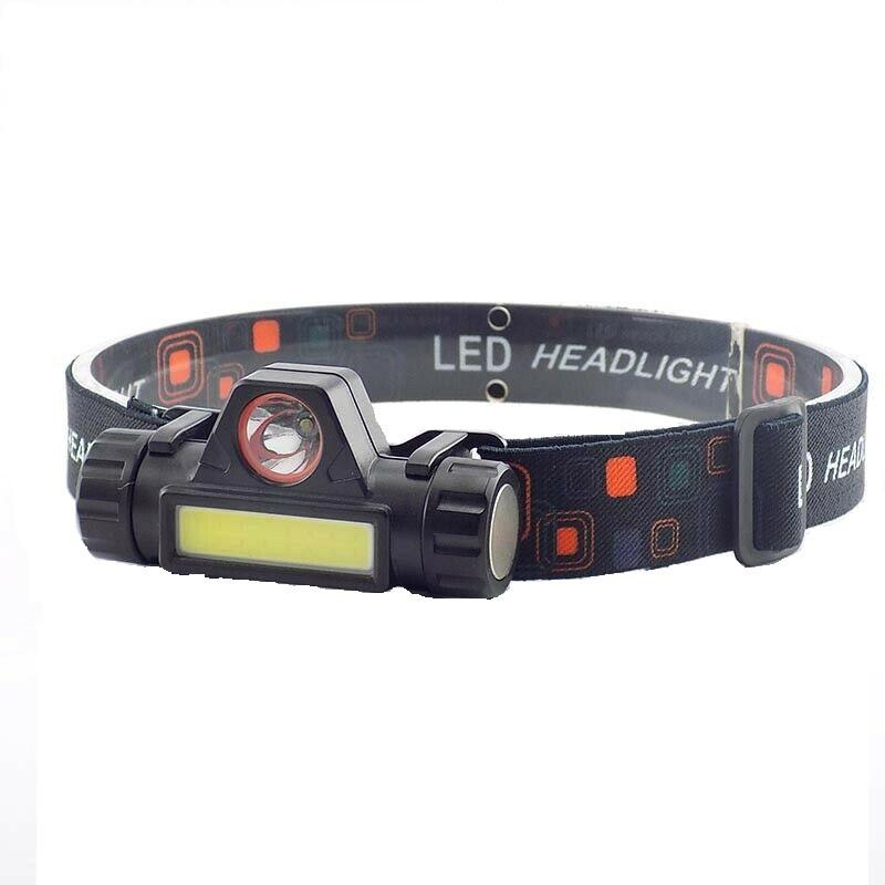 COD Multifunctional Waterproof LED Headlamp XPE + COB USB Rechargeable ...