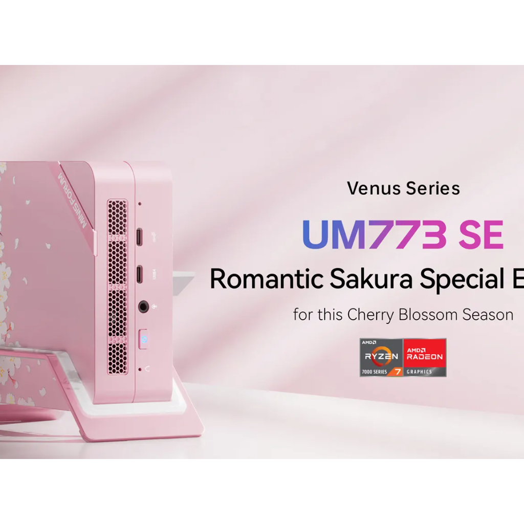 Minisforum UM773 Sakura Edition Mini PC | Shopee Philippines