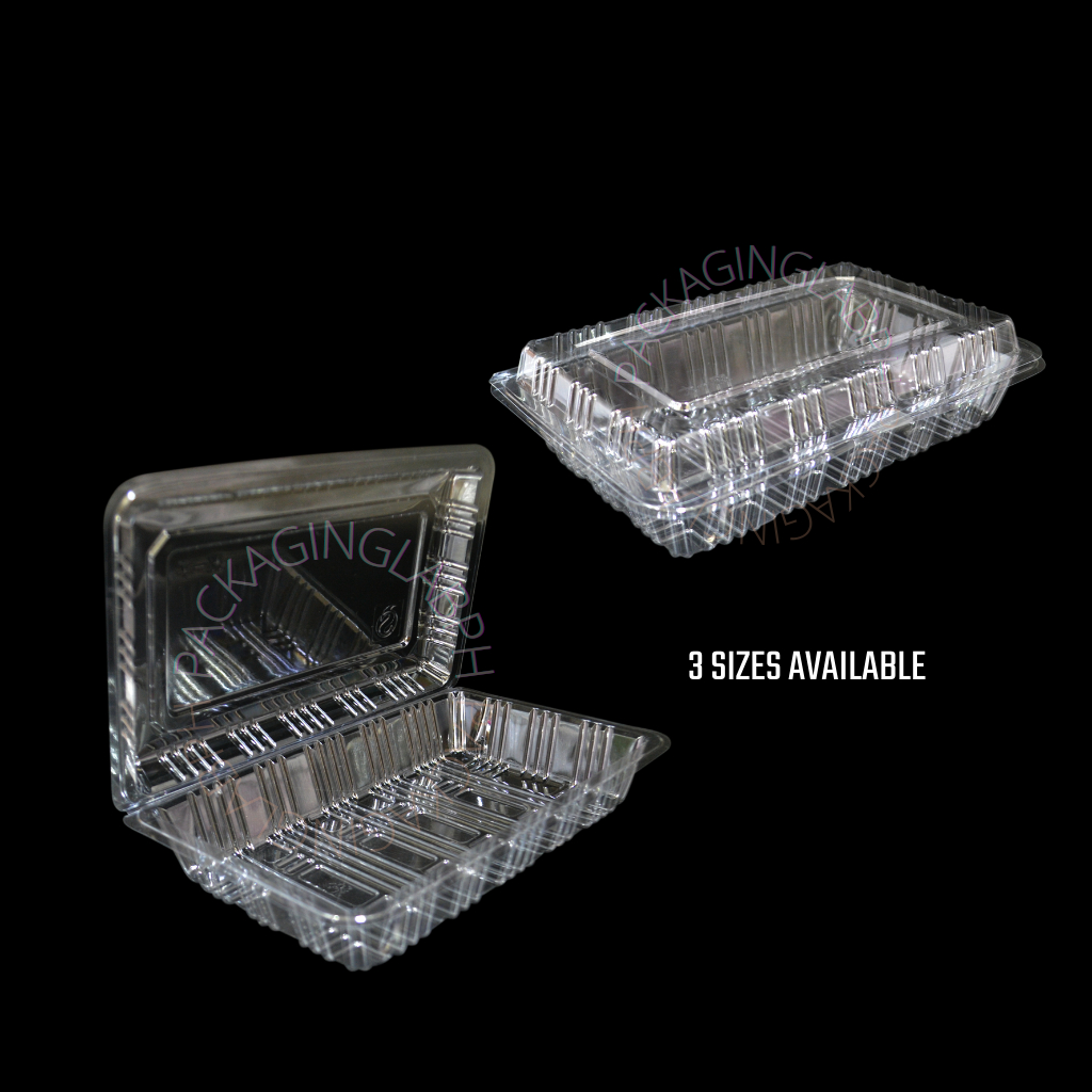 [100pcs] No Lock Rectangle Plastic Clamshell (Affordable) | Packaging ...