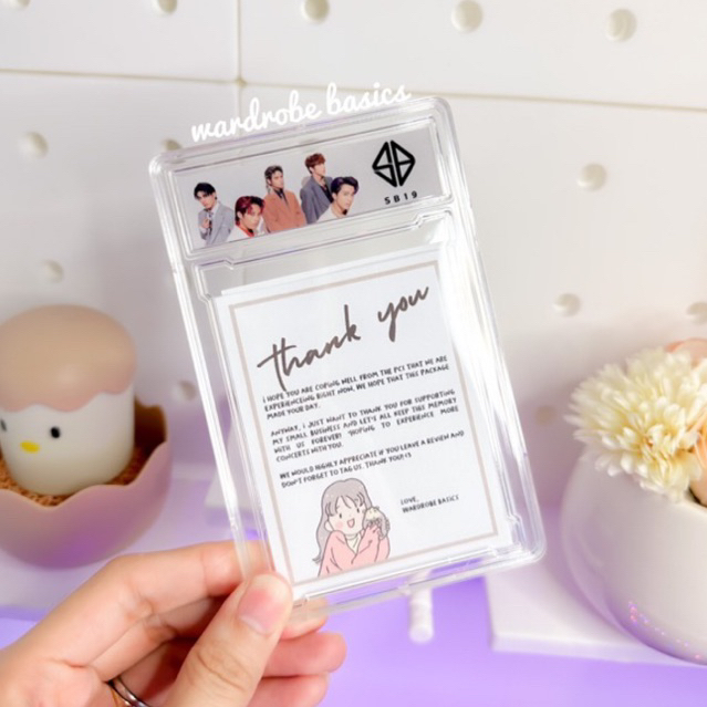 SB 19 WYAT Concert Ticket Frame/ Photocard Frame with Stand and FREE ...