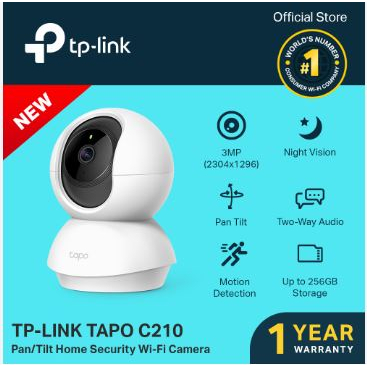 TP-Link Tapo C210 Pan/Tilt Home Security Wi-Fi Camera | Shopee Philippines