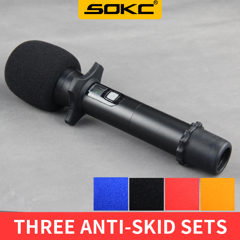 SOKC Rubber Microphone Anti-roll, Anti-fall And Anti-slip Sleeve KTV ...