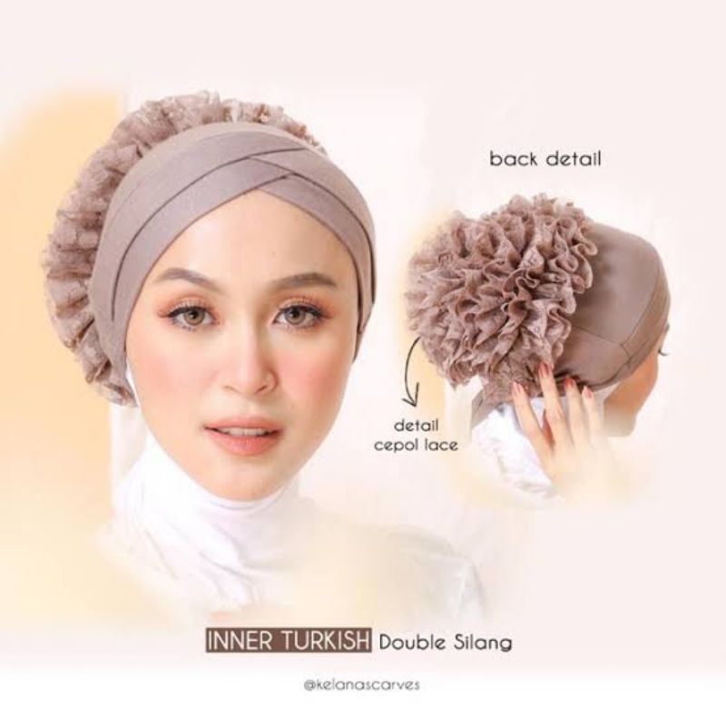 CRISSCROSS TURKISH INNER WITH TIE/ UNDERSCARF | Shopee Philippines