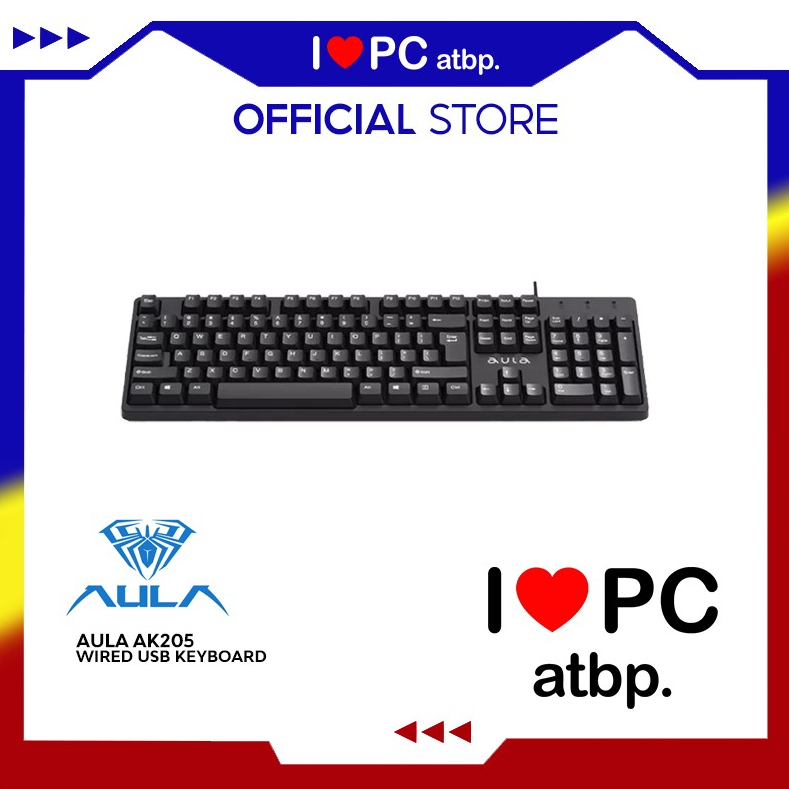 Aula AK205 Wired USB Keyboard | Shopee Philippines