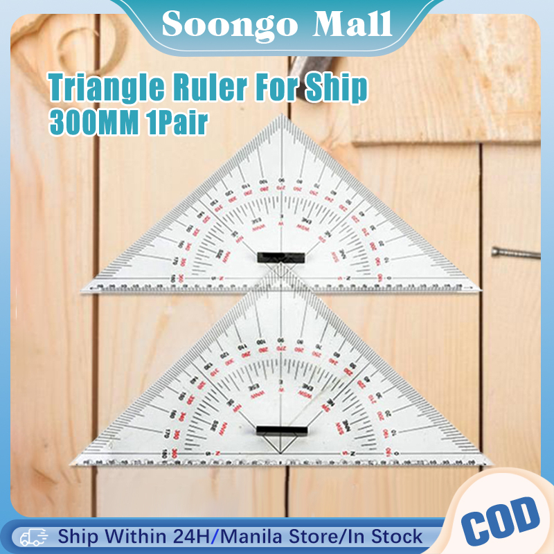 Large-Scale Chart Drawing Triangle Ruler Ship Drawing 300mm For ...