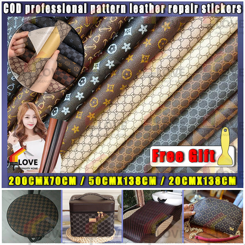 【In stock】COD 70CM*200CM Self Adhesive Leather Patch Stickers No ...
