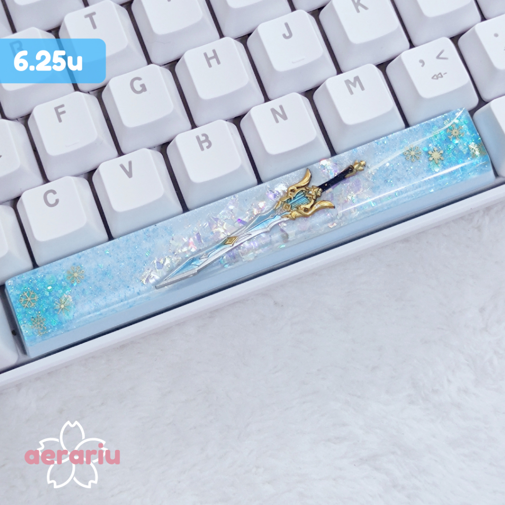 GENSHIN IMPACT - Eula Theme Keycaps for Mechanical Keyboard - MX ...