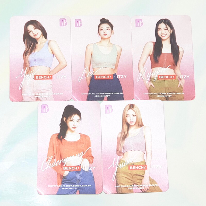 [SALE!][ONHAND] Itzy x BENCH Official Fan Meet Photocards | Shopee ...