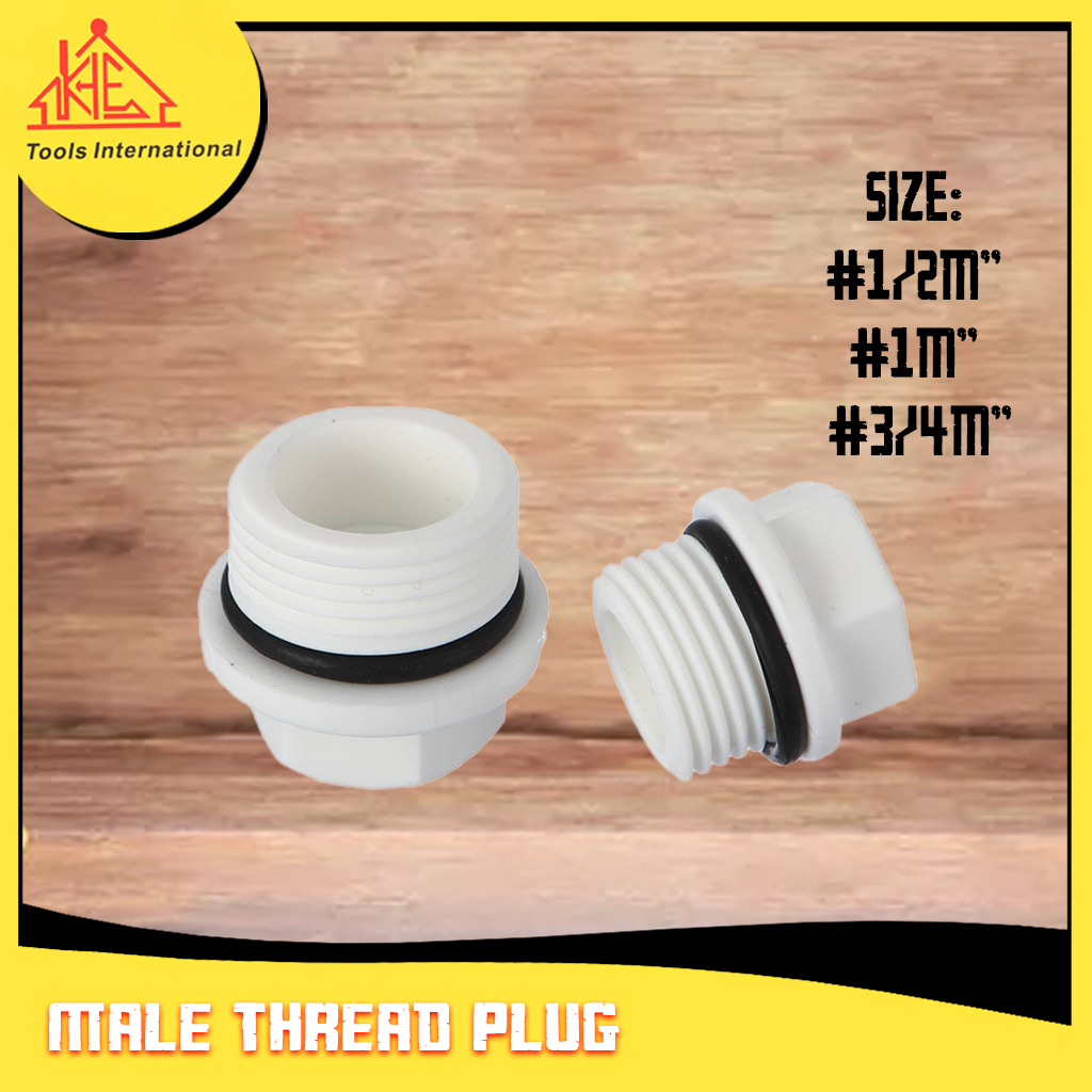 PPR SUPREME/FITTINGS/MALE THREAD PLUG (PER PIECE) #1/2m" #1m" 3/4m | Shopee Philippines
