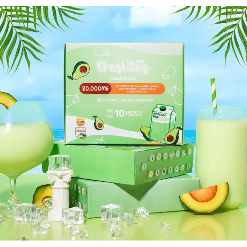 FRESHIES AVOCADO MILK COLLAGEN DRINK | Shopee Philippines