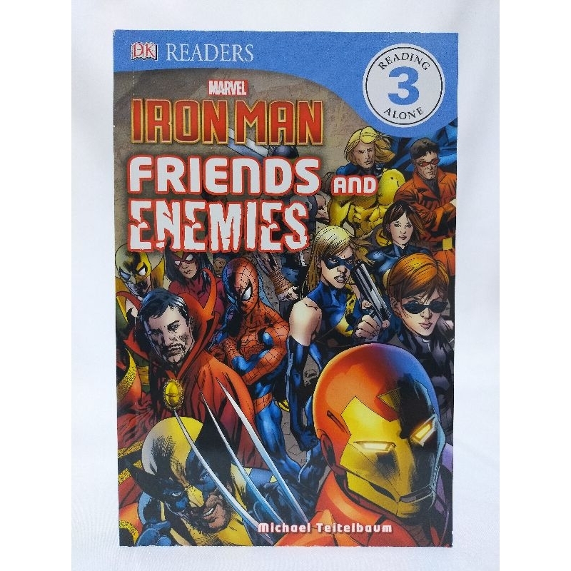 Marvel Iron Man Friends & Enemies Book | Shopee Philippines