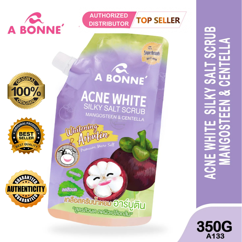 Abonne Acne White Silky Salt Scrub 350G - Mangosteen & Centella ( A133 ...