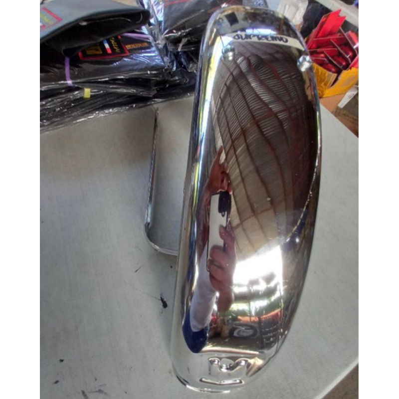 Front fender TMX155/Tmx Supremo/ BARAKO Stainless | Shopee Philippines