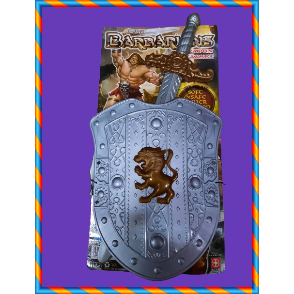 Toy Weapon Shield Sword Hand Stage Performance Ancient Costume Acting ...