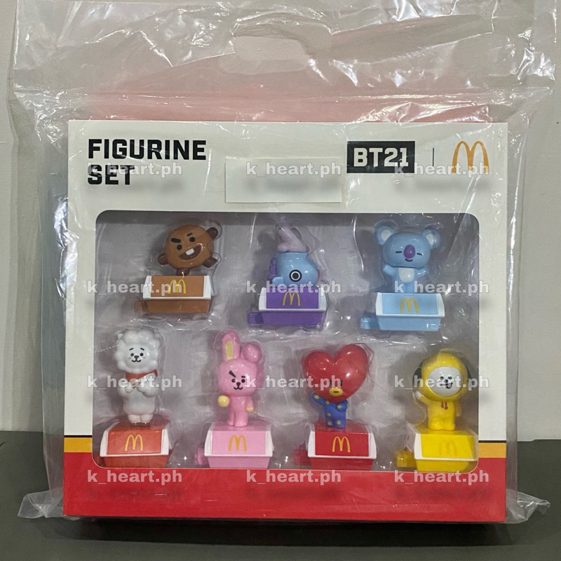 [ON HAND] MCDO KOREA x BT21 SET LIMITED EDITION | Shopee Philippines