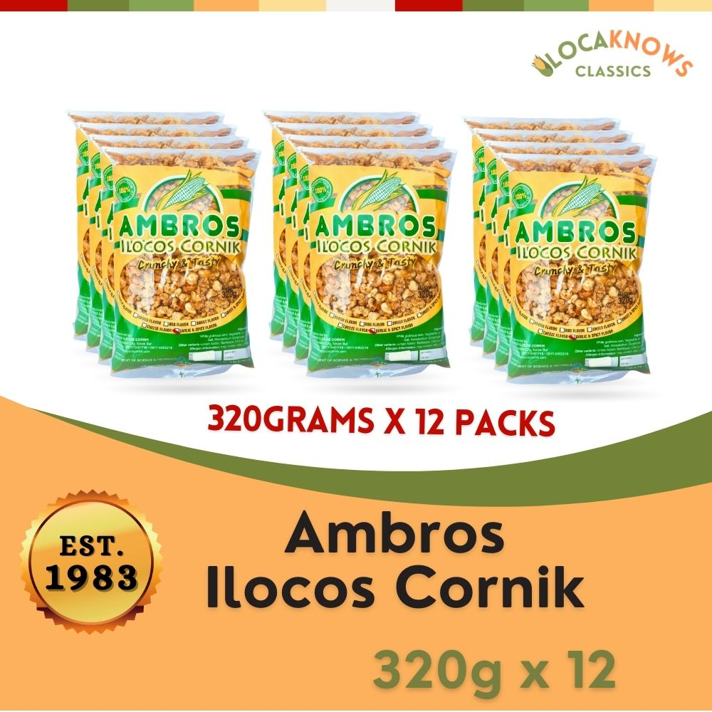 Ambros Ilocos Cornik (12 packs) Original Crunchy Chichacorn Cornick ...