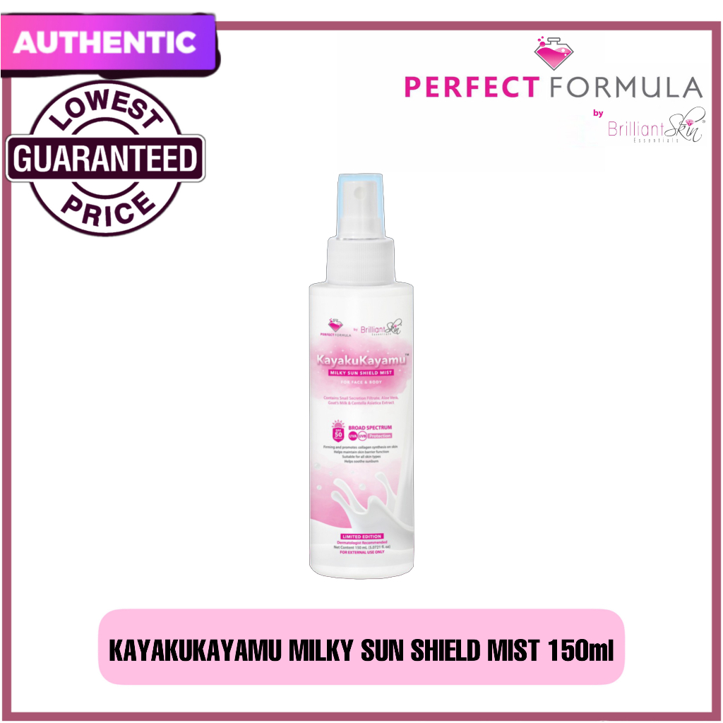 AUTHENTIC Perfect Formula KayakuKayamu Milky SUNSHIELD MIST 150ml ...