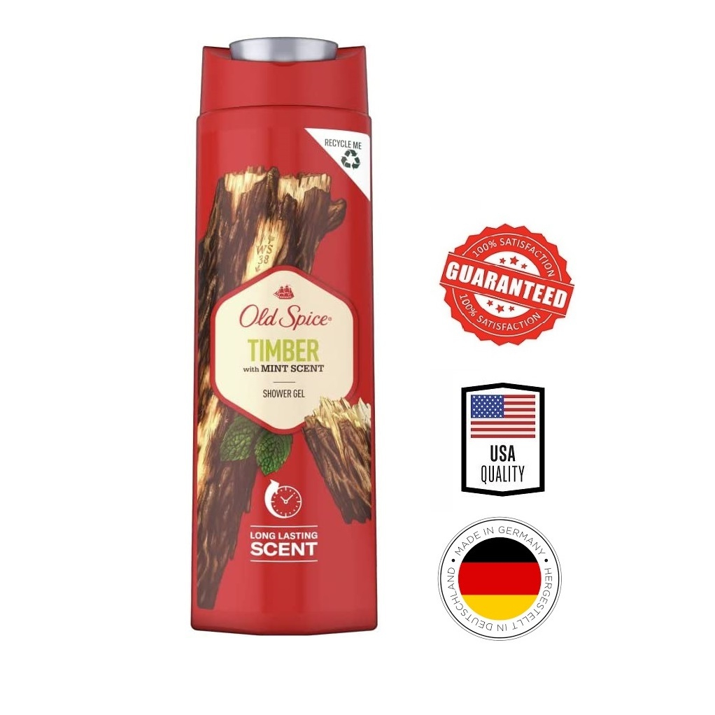 Old Spice Timber with Mint Scent Shower Gel 400ml | Shopee Philippines