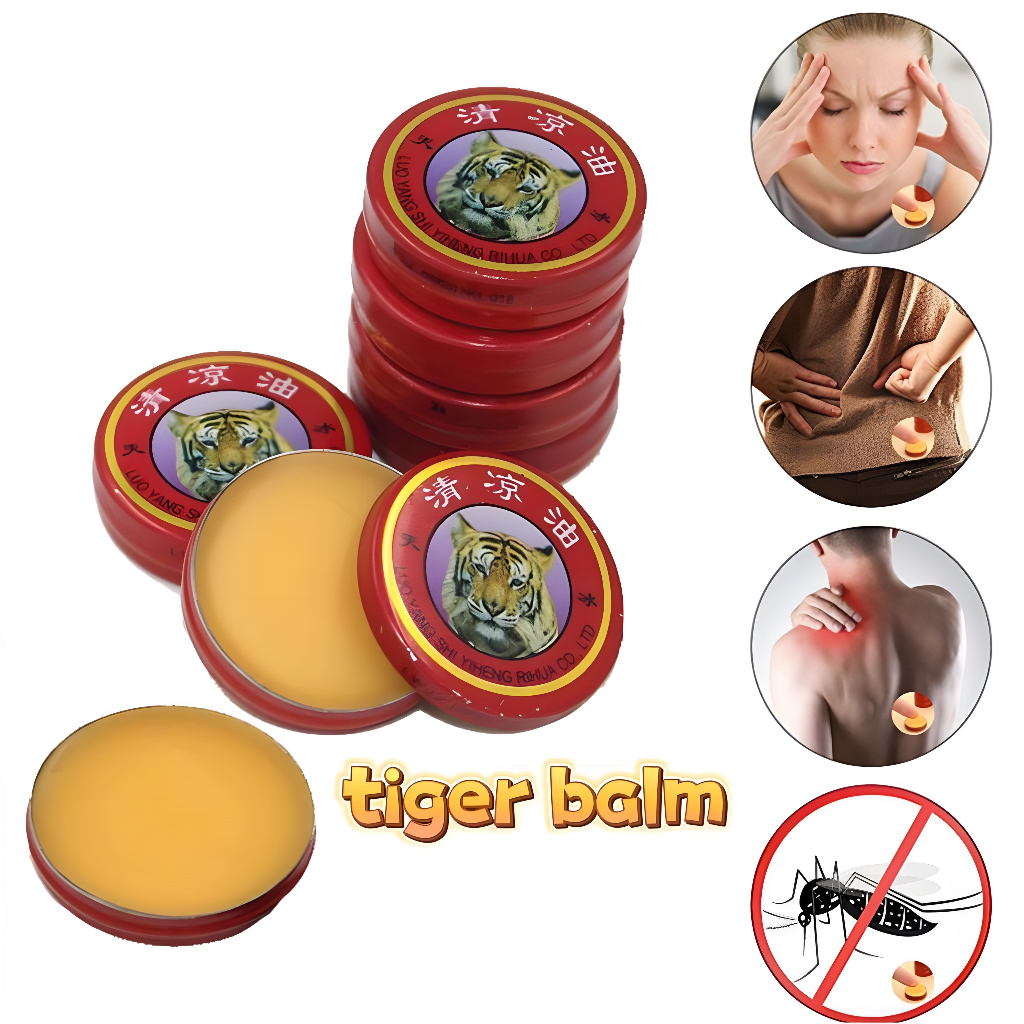 1pcs Summer Cooling Oil Refresh Brain Tiger Balm Drive Out Mosquito ...
