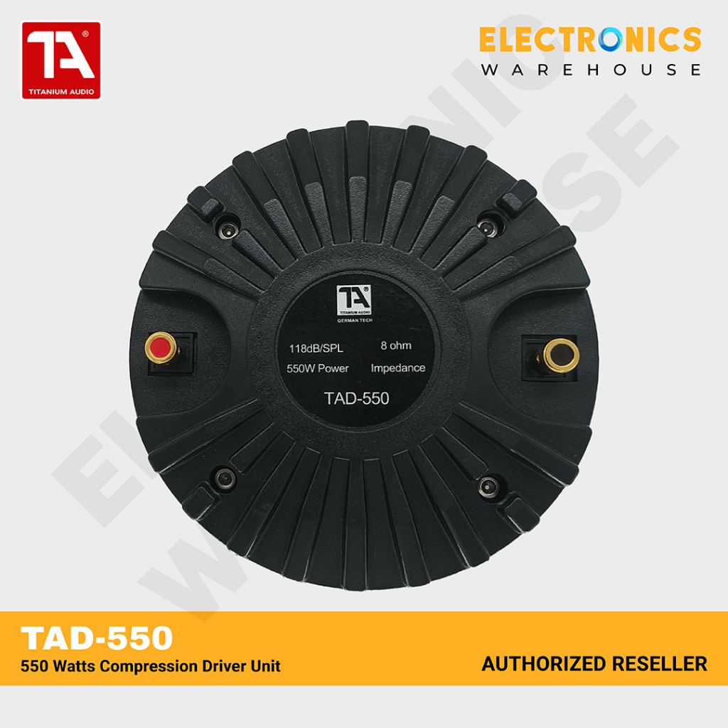 Titanium Audio TAD-550 Compression Driver Unit 550W | Shopee Philippines Titanium Audio TAD-550 Compression Driver Unit 550W | Shopee Philippines