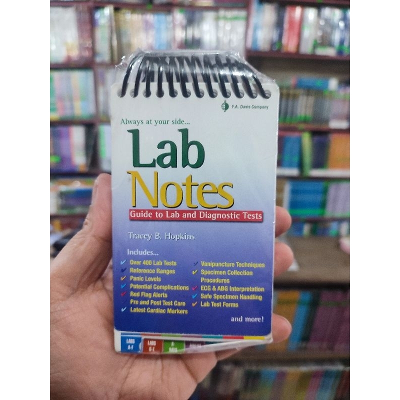 LAB NOTES Guide to Lab and Diagnostic Tests Brand New/Original | Shopee ...