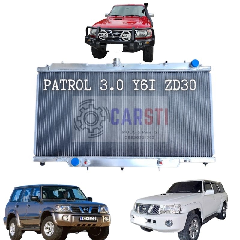 Nissan Patrol Radiator Y61 Gu SS Zd30 3.0 Full Aluminum 2002-17 Di CRD ...