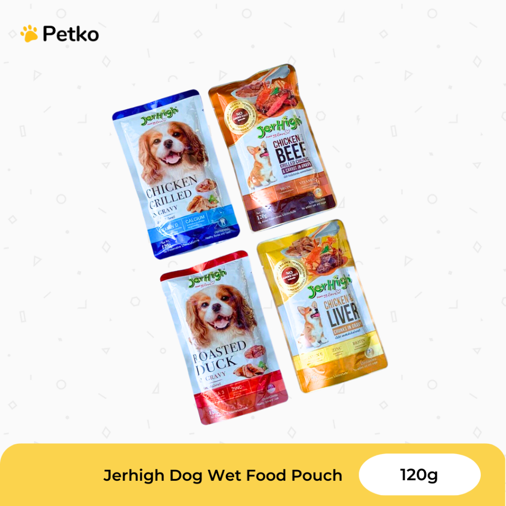 JerHigh Wet Dog Food in Pouch 120g | Shopee Philippines