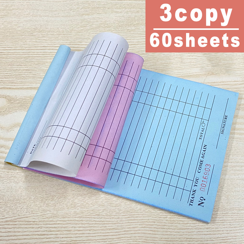 receipt for business 2ply / 3ply duplicate book resibo carbonized ...