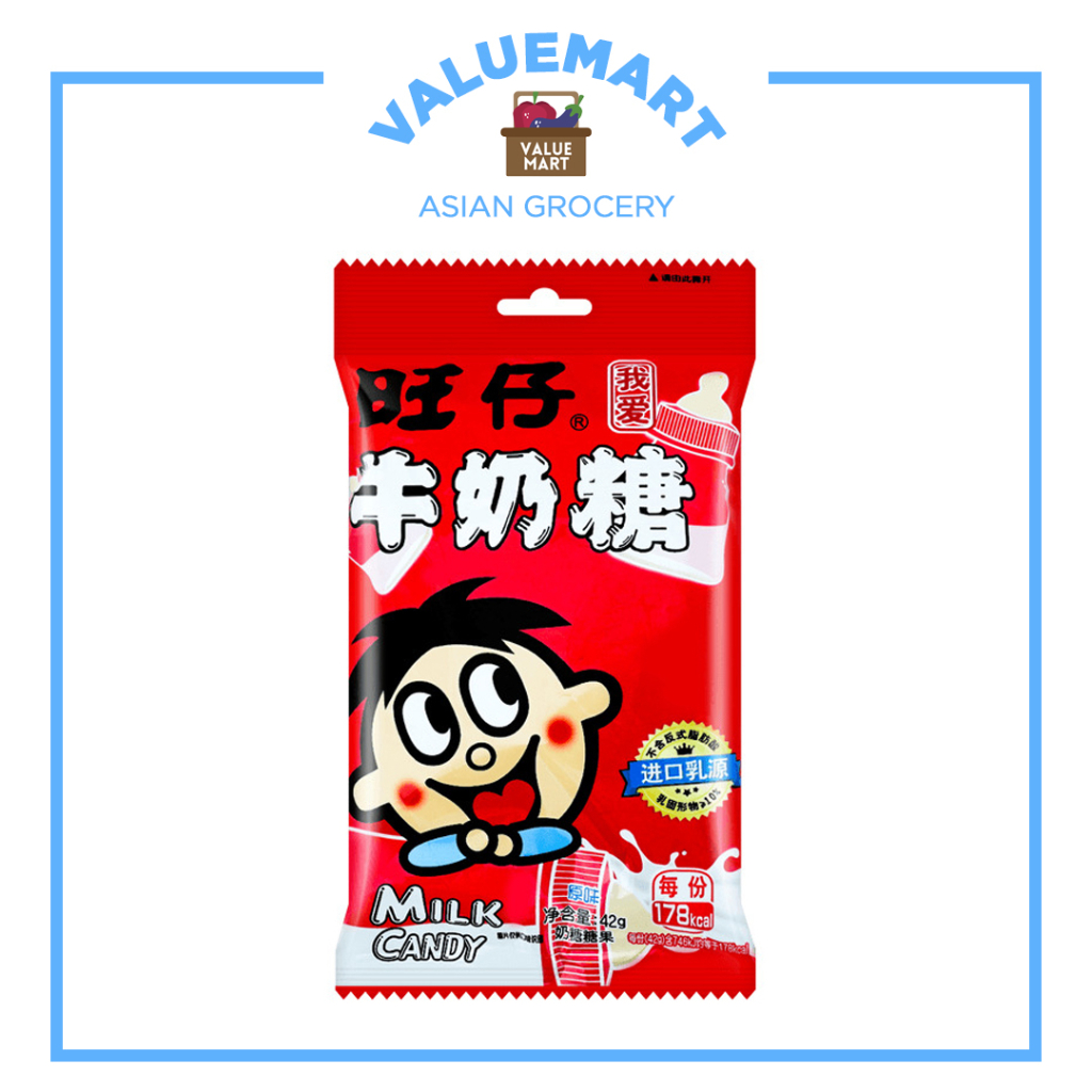 Wang Wang / Want Want Chewy Milk Candy (Original, Strawberry, Red Bean ...