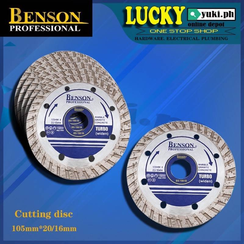 Benson diamon sawblade 4" TURBO | Shopee Philippines