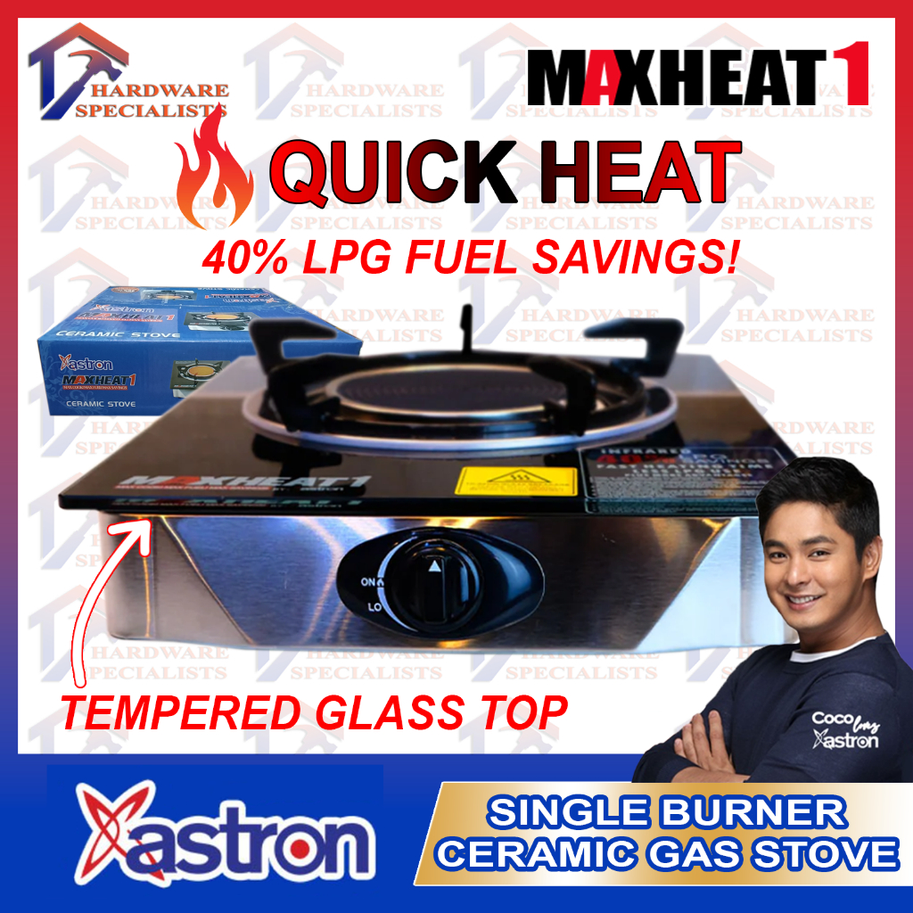 Astron Ceramic Gas Stove Single Burner MAXHEAT 1 Original Authentic ...