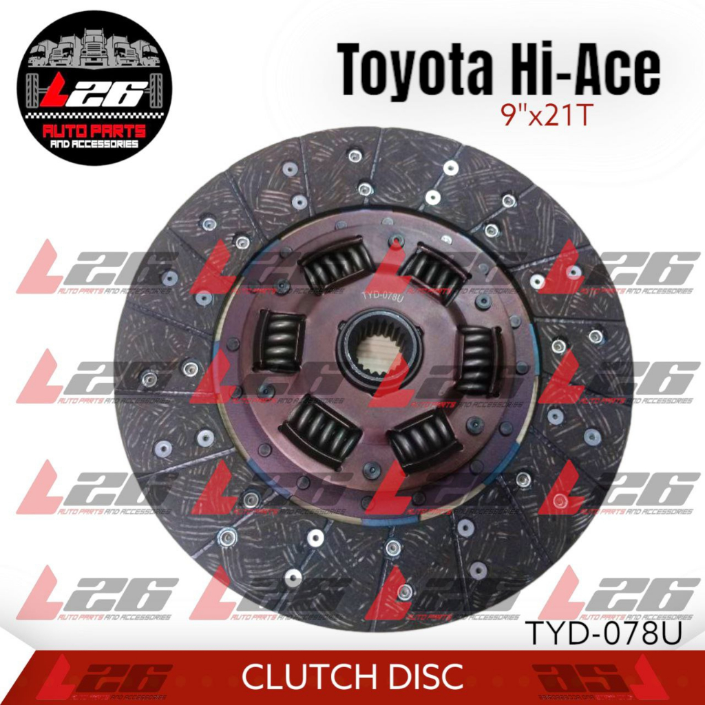 Toyota Hi-Ace Clutch Disc 9"x21T HIACE TYD-078U | Shopee Philippines