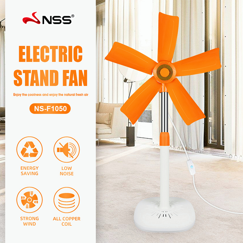 NSS BUY 1 TAKE 1 5 blade stand fan foldable 6w electric fan adjustable ...