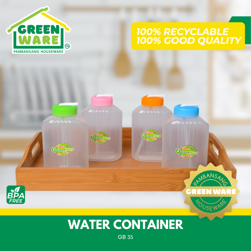Greenware Kiddie Sports Bottle Water Container 550 ml GB-35 | Shopee ...