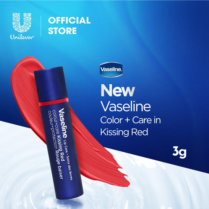 Vaseline Lip Care Colourcare Kissing Red 3g Shopee Philippines
