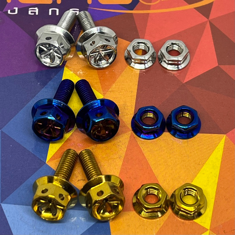 Heng Plate Number Bolts and Bighead Nut (SOLD AS PAIR) | Shopee Philippines