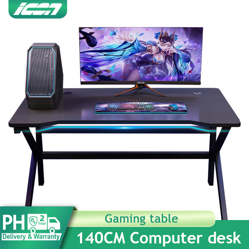 Games Computer Table for desktop 80/100/140cm PC Desk Gaming Tables ...