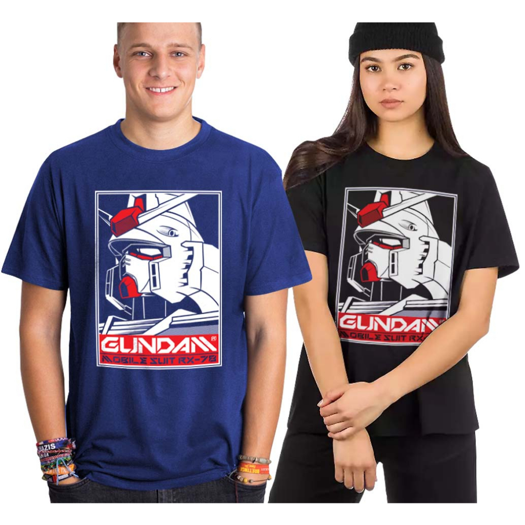 Gundam poster t-shirt colored Shirt Unisex men women japanese anime ...