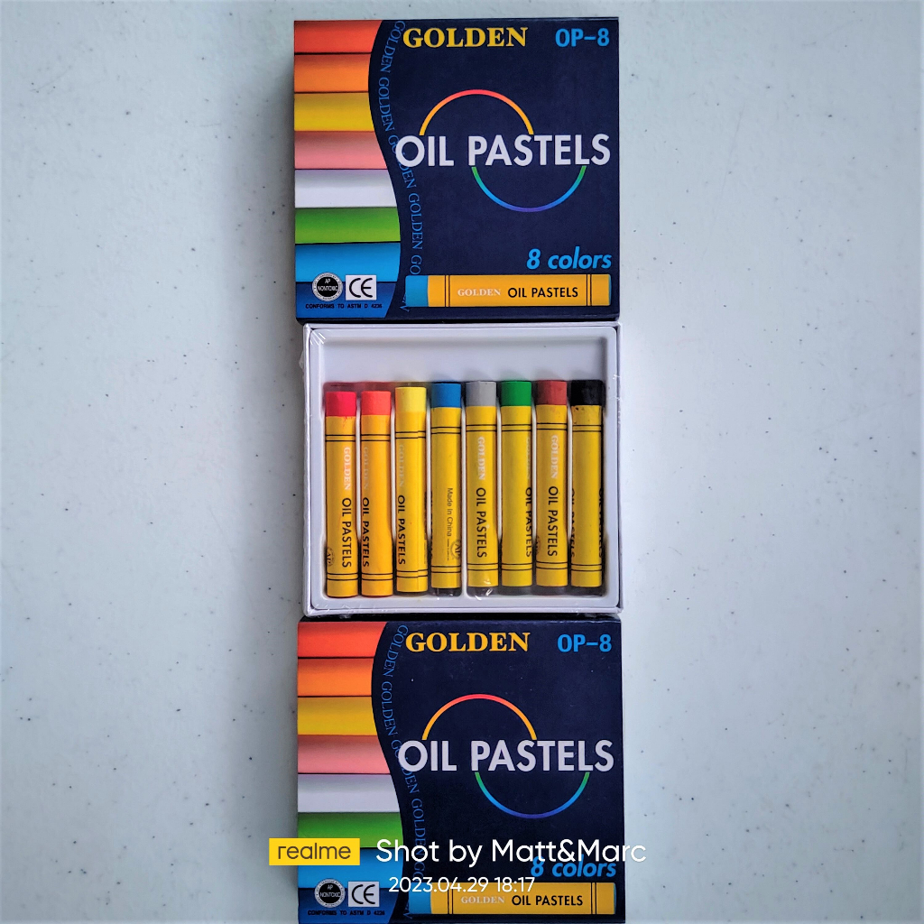 Original Golden Oil Pastels 8s 12s 16s 24s (Sold per set) | Shopee ...