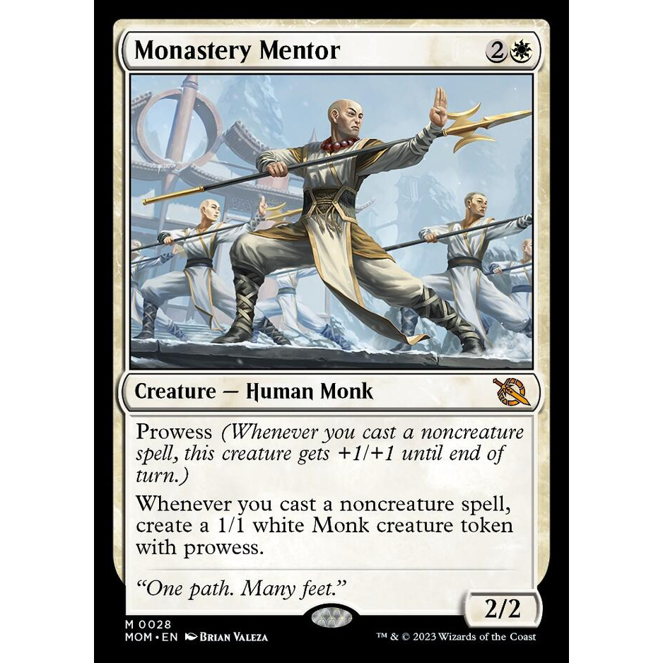 MTG Singles MOM [R] Monastery Mentor | Shopee Philippines