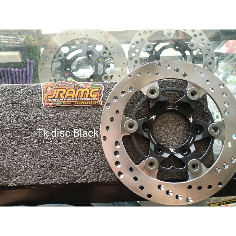 TK disc black and Gold 220mm with Adaptor | Shopee Philippines