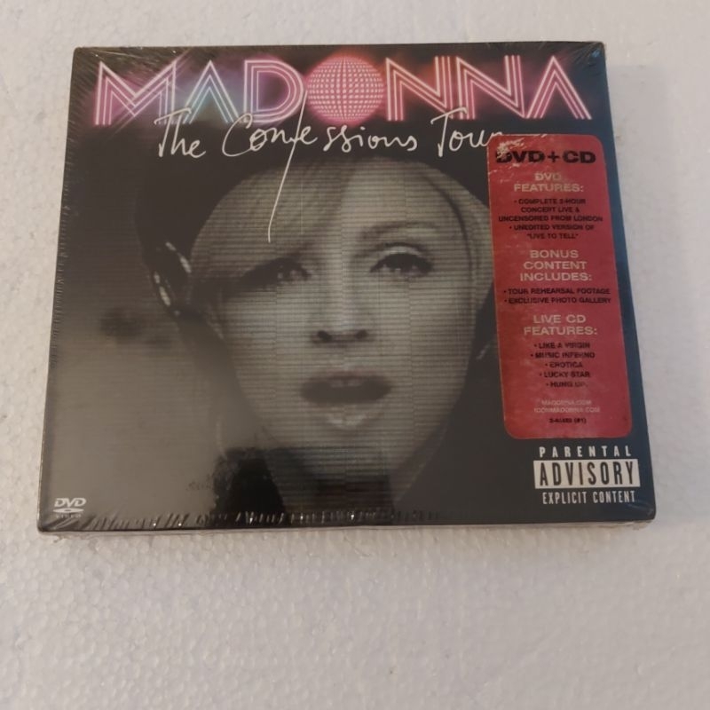 2007 Madonna The Confessions Tour original cd +dvd Philippines sealed hard to find carded ...