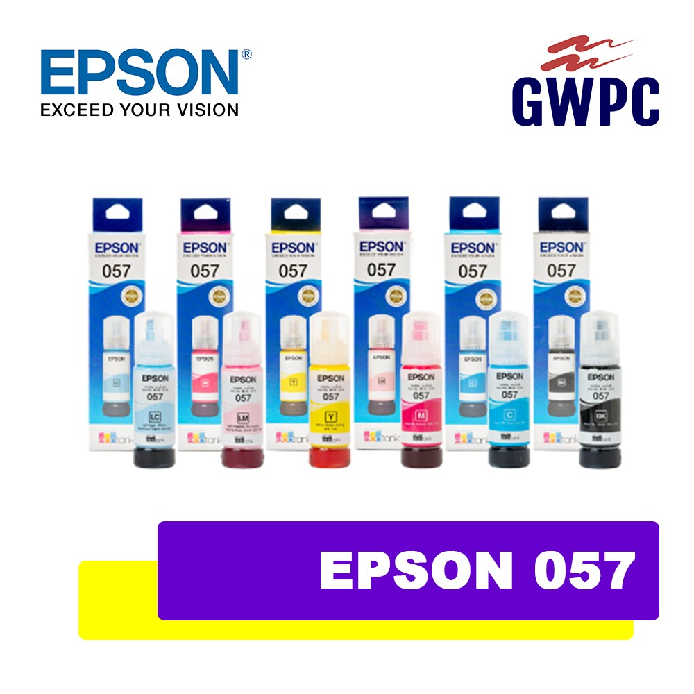 Epson 057 Genuine Ink bottle for L8050 L18050 L8100 | Shopee Philippines