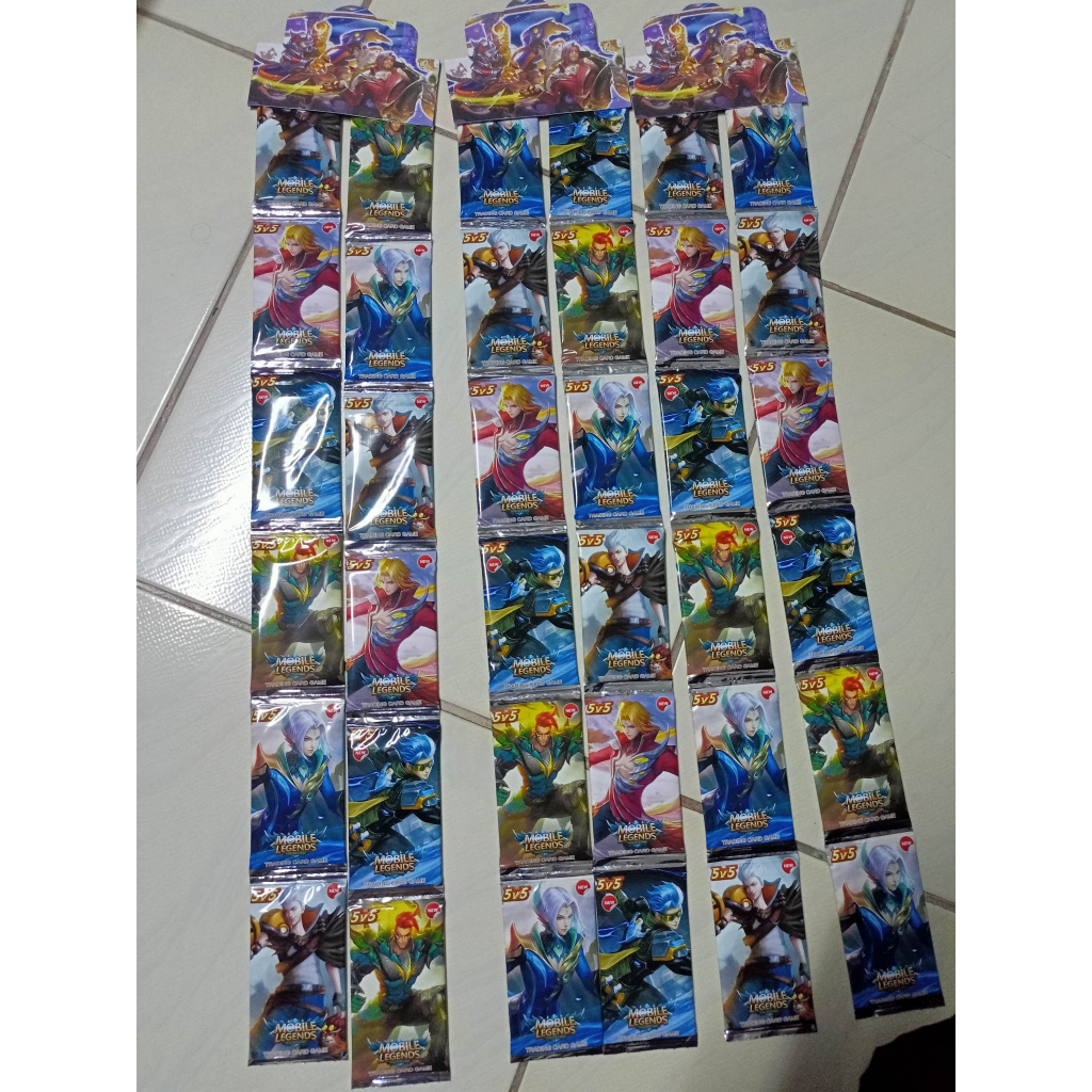 12 Packs of Mobile Legends Trading Cards/Loot Bag Fillers/Wholesale ...