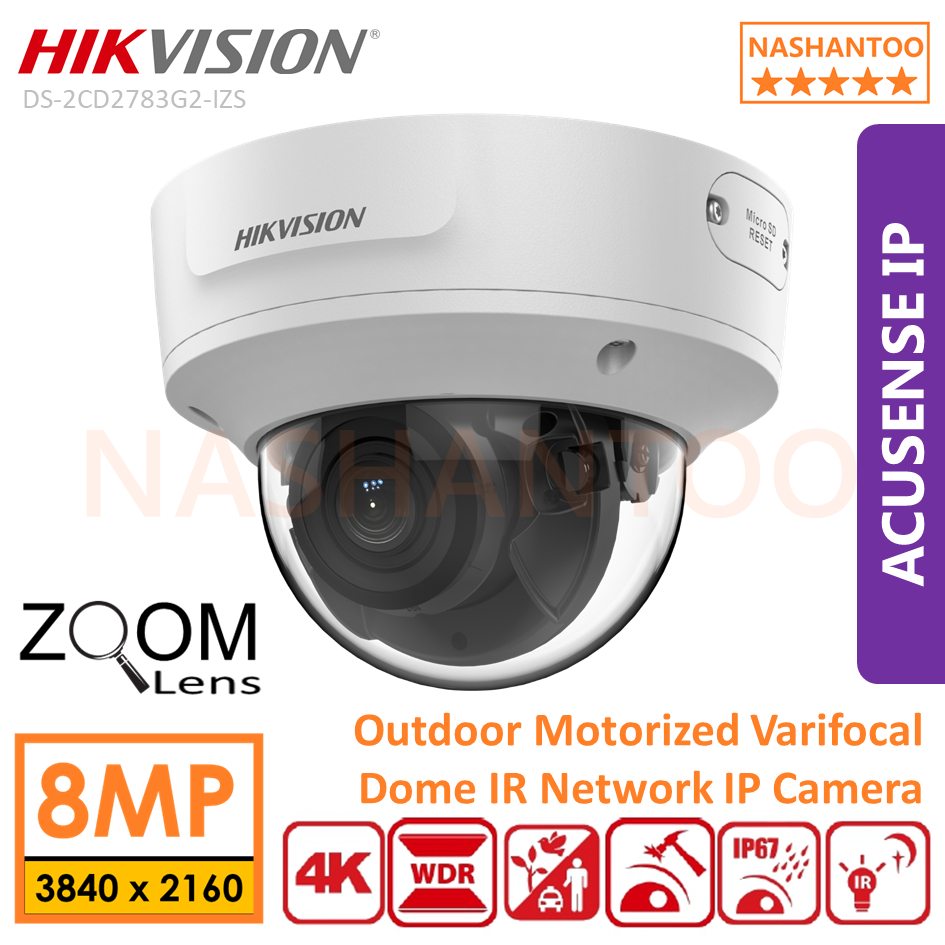 HIKVISION DS-2CD2783G2-IZS(2.8-12mm) 4K(8MP) AcuSense Motorized ... HIKVISION DS-2CD2783G2-IZS(2.8-12mm) 4K(8MP) AcuSense Motorized ...