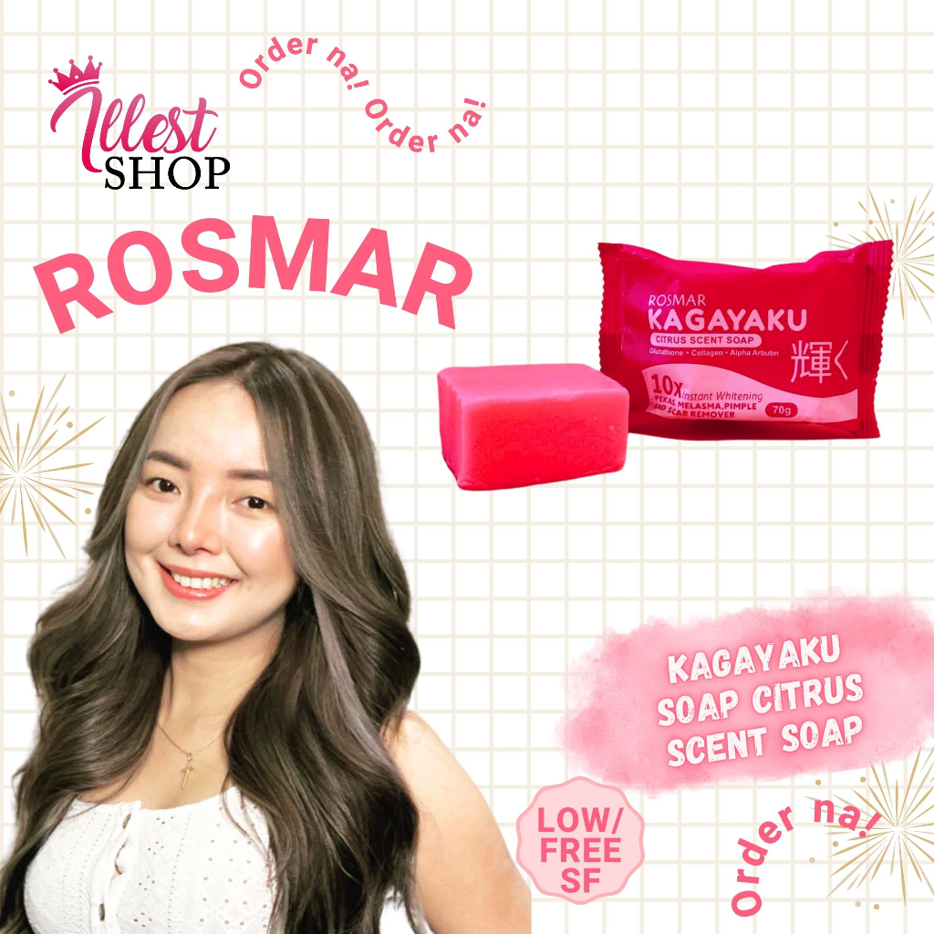 Rosmar Kagayaku Soap Citrus Scent Soap (PINK) | Shopee Philippines