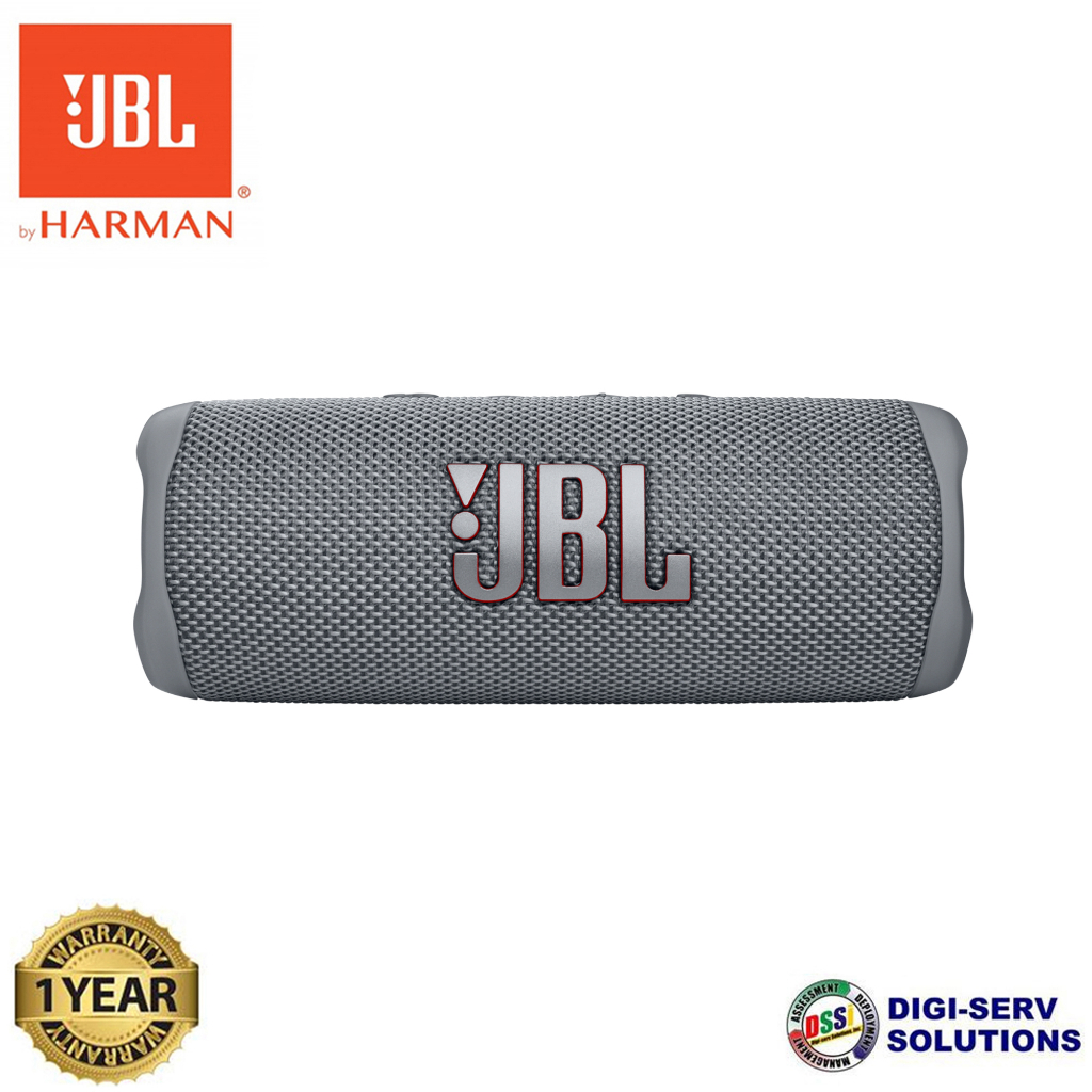 JBL Flip 6 (Grey) Portable Waterproof Bluetooth Speaker, 30W 2-Way ...