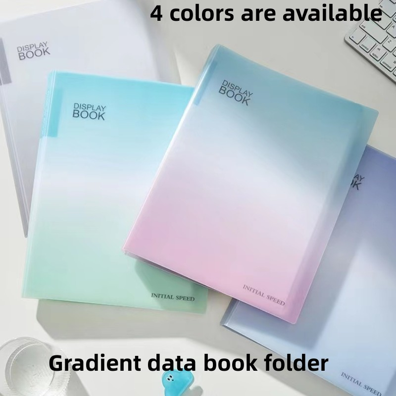 Gradient Display Clear Book File Folder Document Organizer Storage ...